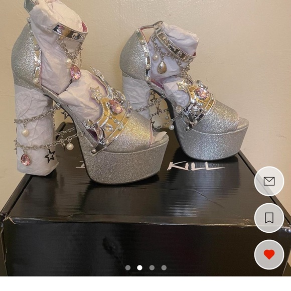 Dolls Kill | Shoes | Iso Dolls Kill Silver Good Witch | Poshmark